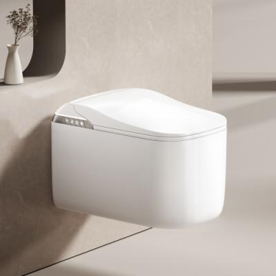 China One Piece Toilet with Built-in Heated Bidet Seat Built-in Tank & Pump-Assisted Smart Toilet for Project for sale