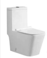 China Modern Luxury Beautiful Design Washdown Flushing Ceramic Porcelain One Piece Toilet For Bathroom Washroom Hotel Home for sale