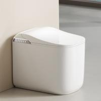 China Smart Toilet with Bidet Built-In - All-in-One Intelligent Toilet with Automatic Opening/Closing Lid, Heated Seat, Night Light & Backup Power, No Plumbing Renovation Required for sale