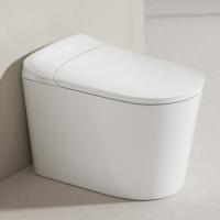 China Wholesale Modern Rimless Wall Mounted Toilet Tank Hidden Wall Hung Smart Toilet Easy Cleaning Intelligent Smart Toilet for sale