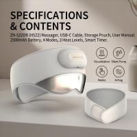 China 2-in-1 Silent Head and Eye Massager with Heat, Smart Airbag Biomimetic Massage Mask with Visualization Window, 3 Heat Levels, 4 Modes, Relieve Eye Strain for sale