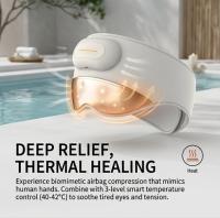 China 2-in-1 Silent Head and Eye Massager with Heat, Smart Airbag Biomimetic Massage Mask with Visualization Window, 3 Heat Levels, 4 Modes, Relieve Eye Strain for sale