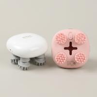 China Waterproof Electric Head Massager with 635nm Red Light Therapy & Patented Synchronized Kneading Tech for sale