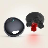 China EMS Electric Head Massager Waterproof Scalp Massage Device with Red Light Therapy for sale