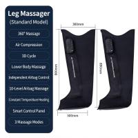 China ZN-HY02 Professional Air Compression Leg Massager with Heat, Portable Cordless Calf and Foot Massage Wrap for Muscle Recovery, Circulation Support, and Pain Relief - Adjustable Size for Home & Office for sale