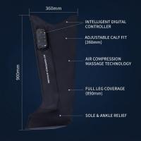 China ZN-HY02 Professional Air Compression Leg Massager with Heat, Portable Cordless Calf and Foot Massage Wrap for Muscle Recovery, Circulation Support, and Pain Relief - Adjustable Size for Home & Office for sale