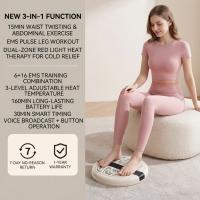 China ZN-DB51 Portable EMS Foot and Leg Massager with Red Light Heat Therapy & Muscle Sculpting for sale