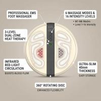 China ZN-DB51 Portable EMS Foot and Leg Massager with Red Light Heat Therapy & Muscle Sculpting for sale