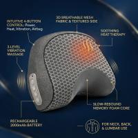 China ZN-RA04 Electric Airbag Cervical & Lumbar Support Massage Pillow with Heat Therapy - Ergonomic Neck and Back Relief Device for sale