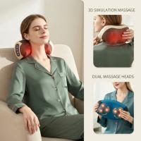 China ZN-RA01 Portable Cordless Pillow Massager - Deep Tissue Kneading Shiatsu Massage for Neck, Shoulders, Lower Back, and Legs with Soothing Heat Therapy & USB Type-C Rechargeable Battery for sale