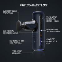 China ZN-BM02 Mini Portable Electric Muscle Massage Gun with Heating Function for sale