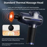 China ZN--BM06 Professional Deep Tissue Electric Massage Gun with 3-Level Thermal Heating Therapy for sale