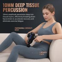 China ZN--BM06 Professional Deep Tissue Electric Massage Gun with 3-Level Thermal Heating Therapy for sale