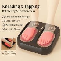 China ZN-FM08 Electric Foot Massager Machine with Heat & Vibration Therapy - Portable Shiatsu Foot Massager for Home & Office Use for sale