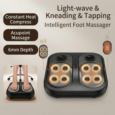 China ZN-FM08 Electric Foot Massager Machine with Heat & Vibration Therapy - Portable Shiatsu Foot Massager for Home & Office Use for sale