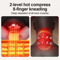 China ZN-NM09 Professional Wearable Neck and Shoulder Massager with 8-Finger Deep Tissue Kneading for sale