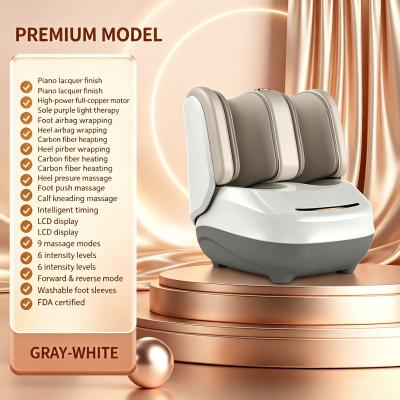 China ZN-BF05 4D Full Coverage Electric Foot and Calf Massager with Heat, Air Compression and Kneading Therapy for sale