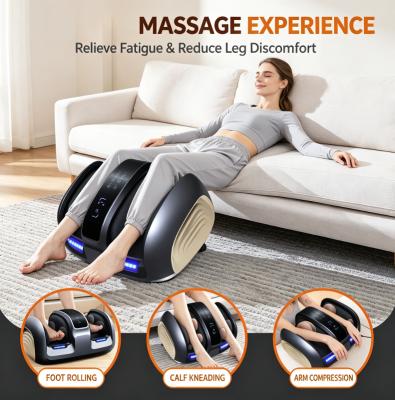 China ZN-BF08 4D Bionic Deep Kneading Foot and Calf Massager with Heat and Wireless Remote Control for sale