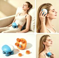 China ZN-MH05 Smart Cordless Heated Head & Body Massager with 4-Node Kneading Technology for sale