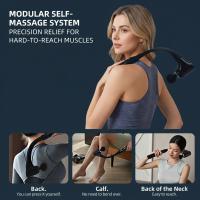 China ZN-EM05 2-in-1 Modular Detachable Massage Gun & Extended Massage Hammer for sale