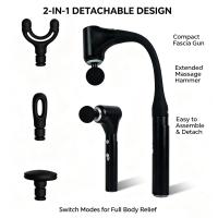 China ZN-EM05 2-in-1 Modular Detachable Massage Gun & Extended Massage Hammer for sale