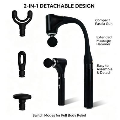 China ZN-EM05 2-in-1 Modular Detachable Massage Gun & Extended Massage Hammer for sale
