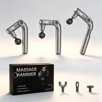 China ZN-FM07 Foldable & Extendable Massage Gun - Curved & Stretched Deep Tissue Percussion Massager for Full Body Relief for sale