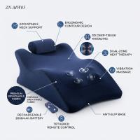 China ZN-MW05 Ergonomic Full-Body Massage Pillow with Heat and Vibration for Waist, Neck & Back Relief for sale