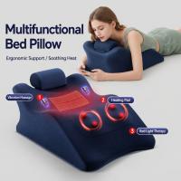 China ZN-MW05 Ergonomic Full-Body Massage Pillow with Heat and Vibration for Waist, Neck & Back Relief for sale