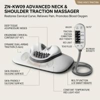China ZN-KW09 Advanced Multi-Functional Electric Neck and Shoulder Traction Massager with TENS Pulse and Red Light Heat Therapy for sale