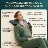 China ZN-KW09 Advanced Multi-Functional Electric Neck and Shoulder Traction Massager with TENS Pulse and Red Light Heat Therapy for sale