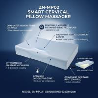 China ZN-MP02 Smart Ergonomic Heated Cervical Pillow Massager - 2-in-1 Multifunctional Pain Relief & Deep Sleep Support Pillow for Soreness and Cervical Spine Recovery for sale
