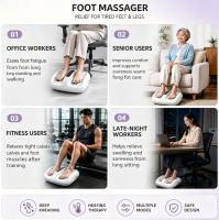 China ZN-FM02 6D Dual-Core Rolling Foot Massager Machine with Deep Kneading, Vibration, Soothing Heat & Multi-Mode Therapy for Plantar Fasciitis Relief & Leg Fatigue Recovery for sale