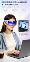 China ZN-EM09 Smart Nano-Atomization & Hot Compress Eye Massager with 3D Transparent Viewing Windows, Bluetooth Music & Multi-Frequency Vibration Spa for sale