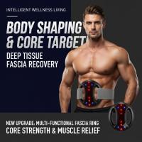 China ZN-MY02 Dual-Ring Percussion Fascia Gun & Wearable Abdominal Massage Device for Deep Tissue Recovery for sale