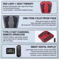 China ZN-HR03 Advanced Red Light Therapy EMS & TENS Foot Massager Mat with Graphene Heating for sale