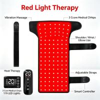 China 3-in-1 Rechargeable Red Light Therapy & Graphene Heat Joint Massager for Arm, Elbow, and Shoulder Pain Relief for sale