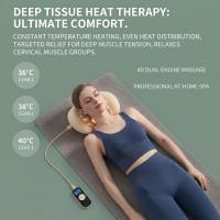 China ZN-NA55 Multi-Functional 4D Electric Neck and Shoulder Massager with EMS Pulse and Heating for sale