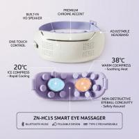China ZN-HC15 Smart Semiconductor Cooling & Heating Eye Massager with 12-Point Vibration, Dual Temperature Compress & Bluetooth Music for sale