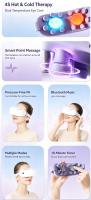 China ZN-HC15 Smart Semiconductor Cooling & Heating Eye Massager with 12-Point Vibration, Dual Temperature Compress & Bluetooth Music for sale