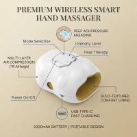 China ZN-HM19 Wireless Smart Hand Massager with Multi-Layer Air Compression and Infrared Heat Therapy for Joint Pain Relief and Carpal Tunnel for sale
