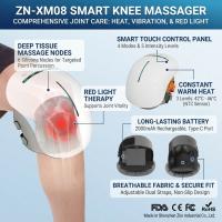 China ZN-XM08 Smart Knee Massager with 6-Node Vibration, Red Light Therapy & 3-Level Constant Warm Heat Compression for sale