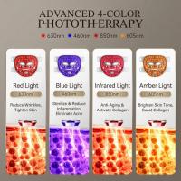China ZN-HM18 3D EMS LED Red Light Therapy Mask with 16 Microcurrent Points & 4-Color Phototherapy for Anti-Aging & Skin Tightening for sale