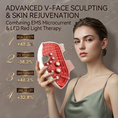 China ZN-HM18 3D EMS LED Red Light Therapy Mask with 16 Microcurrent Points & 4-Color Phototherapy for Anti-Aging & Skin Tightening for sale