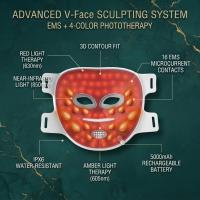 China ZN-HM18 3D EMS LED Red Light Therapy Mask with 16 Microcurrent Points & 4-Color Phototherapy for Anti-Aging & Skin Tightening for sale