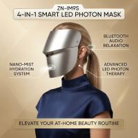 China ZN-IM9S 4-in-1 Smart LED Light Therapy & Bluetooth Audio Facial Mask for Professional Skin Rejuvenation With Eye Massager for sale