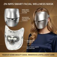 China ZN-IM9S 4-in-1 Smart LED Light Therapy & Bluetooth Audio Facial Mask for Professional Skin Rejuvenation With Eye Massager for sale