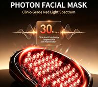 China ZN-IM9S 4-in-1 Smart LED Light Therapy & Bluetooth Audio Facial Mask for Professional Skin Rejuvenation With Eye Massager for sale