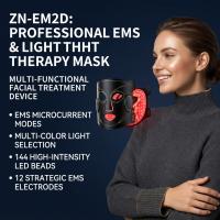 China ZN-EM2D Wireless 4-Color LED Light Therapy & EMS Microcurrent Facial Mask for sale