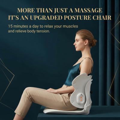 China ZN-CM06 Ergonomic Heated Posture Correction Chair Massager for Ultimate Lumbar Relief and Back Support for sale